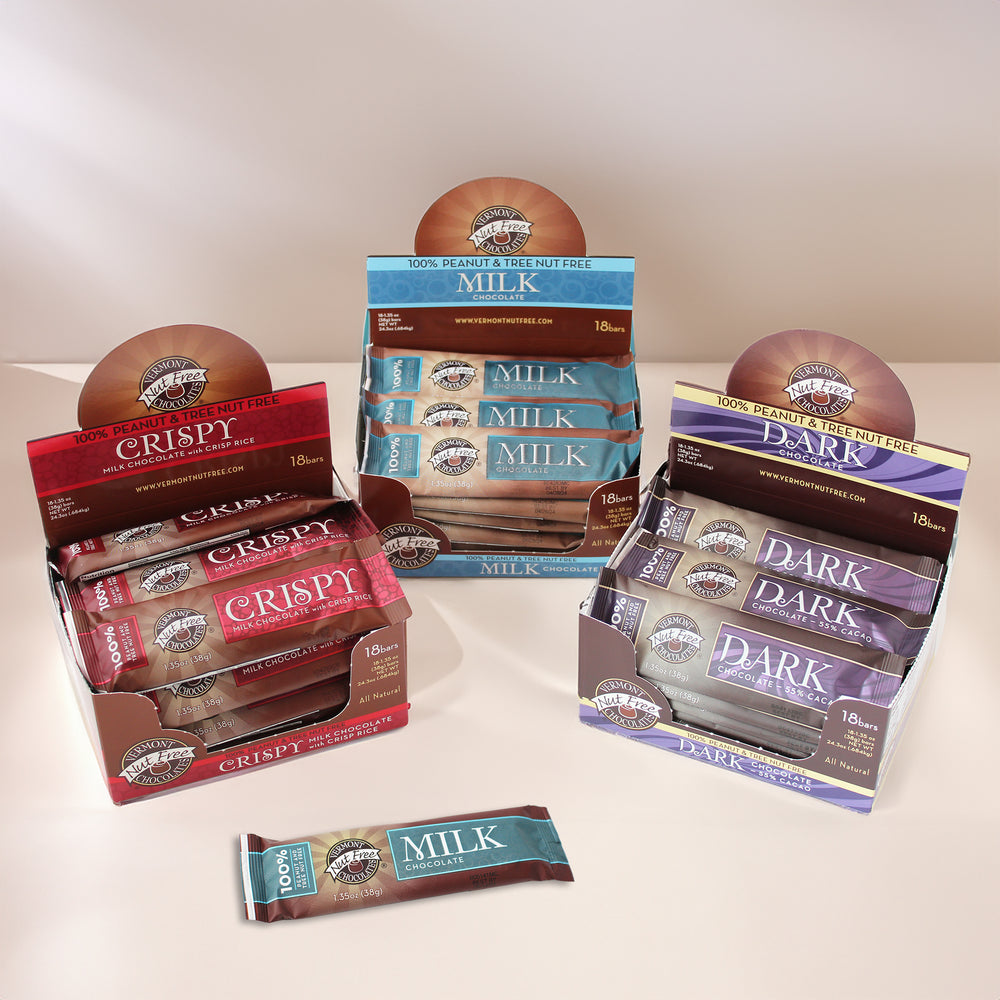 Small Chocolate Bars - Box of 18 – Vermont Nut Free Chocolates