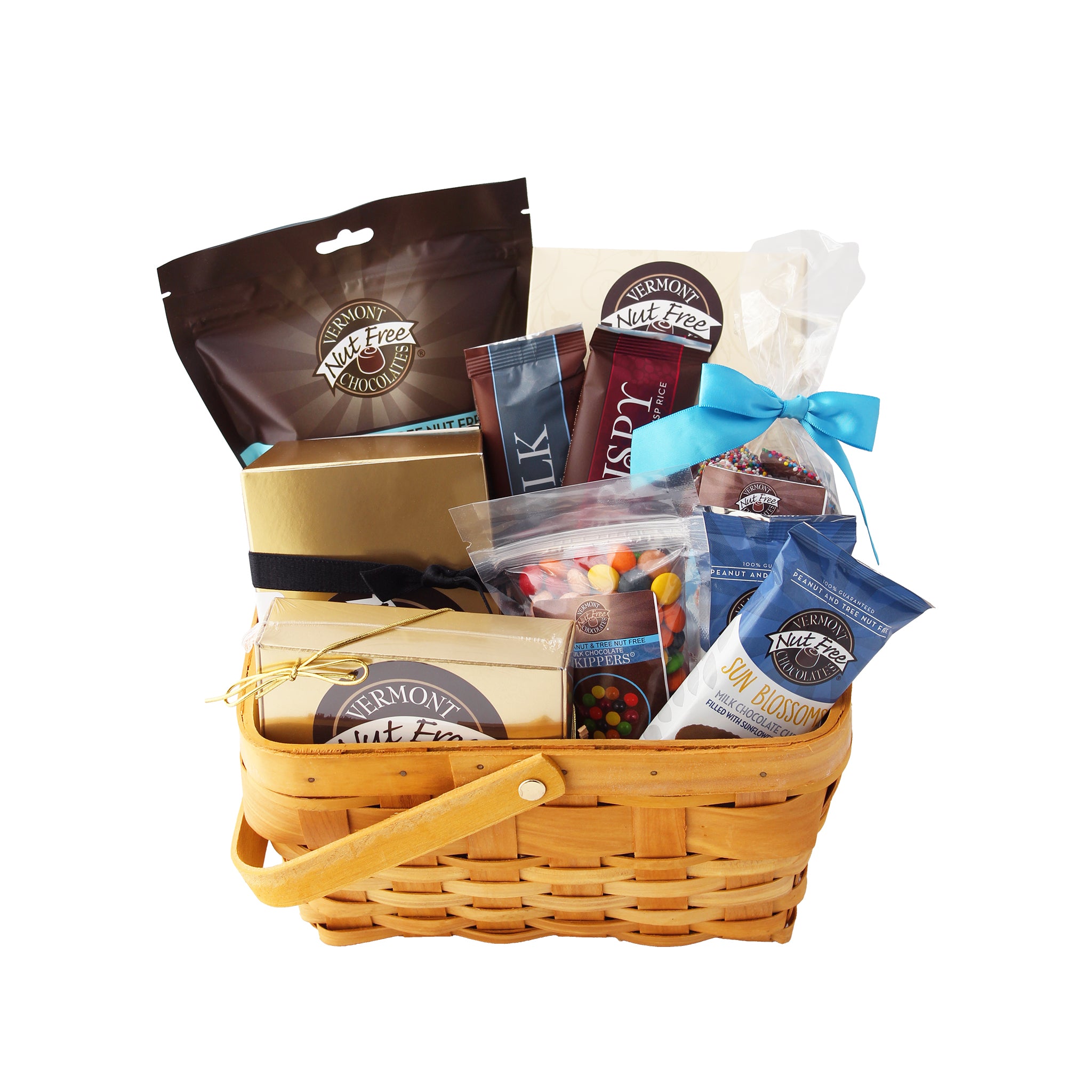 "The Milk Chocolate Lover" Gift Basket – Vermont Nut Free Chocolates