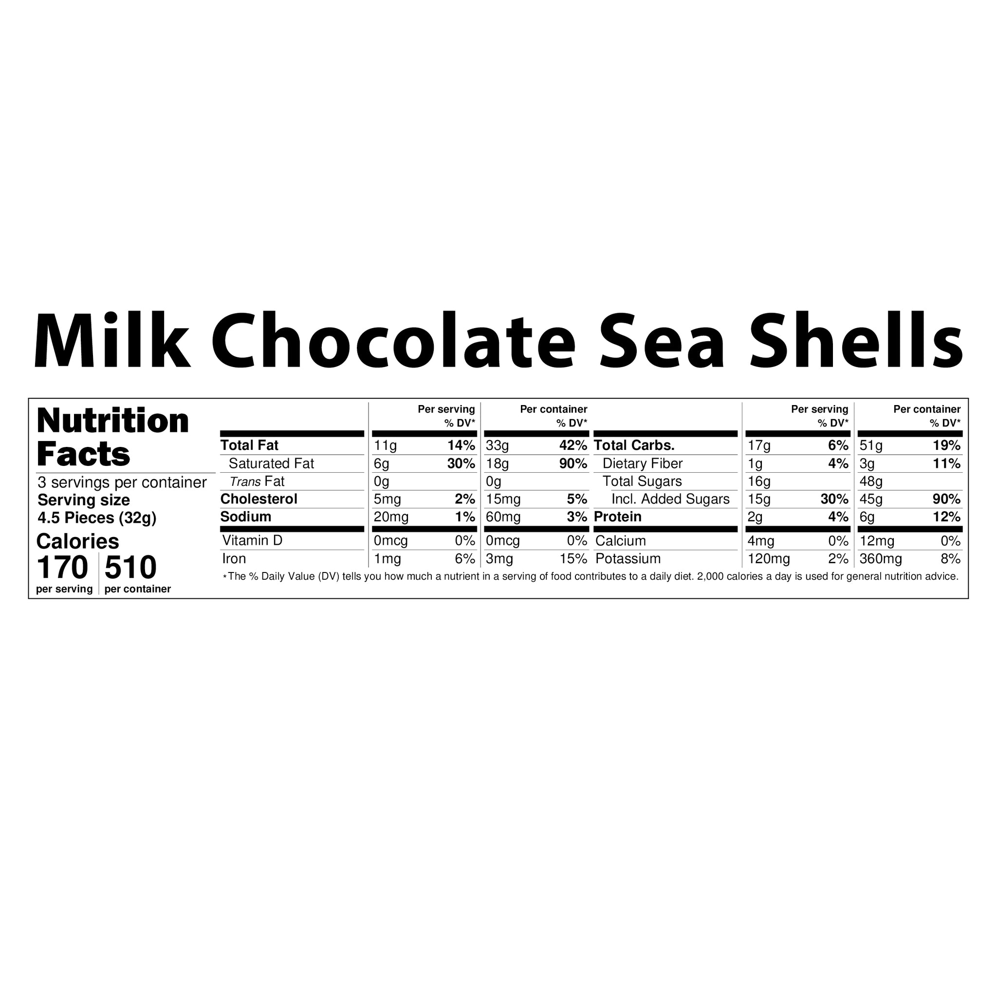 Chocolate Sea Shells – Vermont Nut Free Chocolates