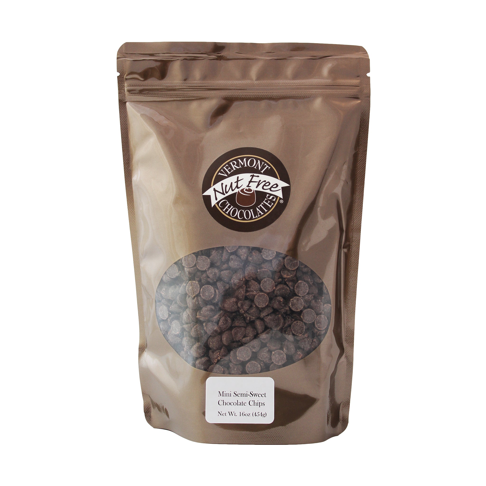Mini Semi-Sweet Chocolate Chips – Vermont Nut Free Chocolates
