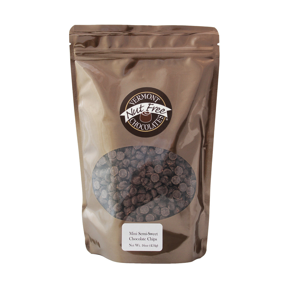Mini Semi-Sweet Chocolate Chips – Vermont Nut Free Chocolates