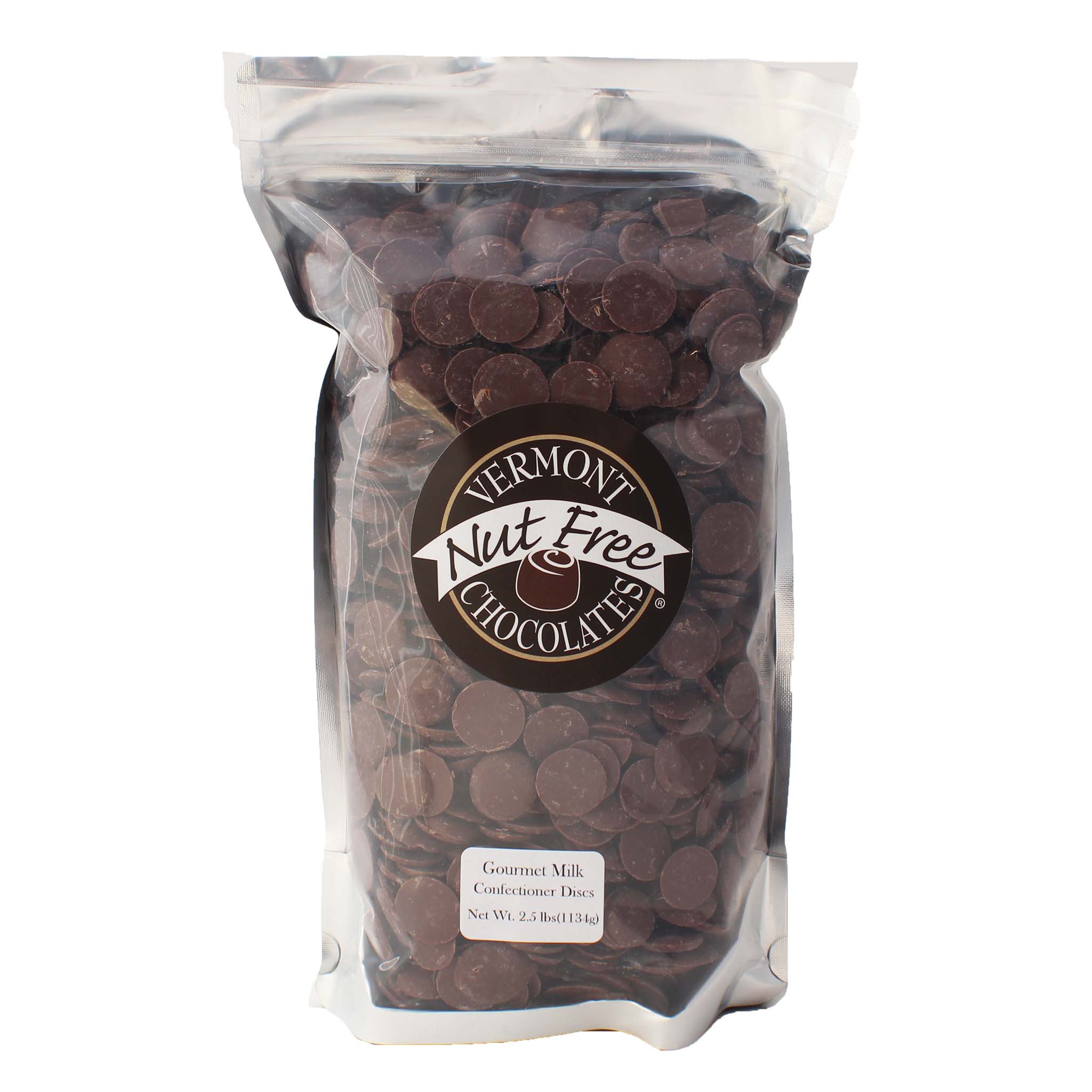 Gourmet Milk Confectioner Discs – Vermont Nut Free Chocolates
